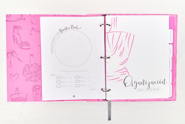 Libro To be Bride Planner Rosa – TOBE BRIDE MX